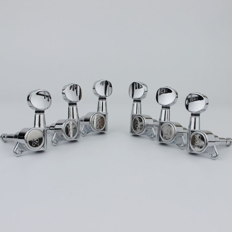 NEW Wilkinson WJN05 Electric Guitar Machine Heads Tuners 1:19 Mini Oval ...