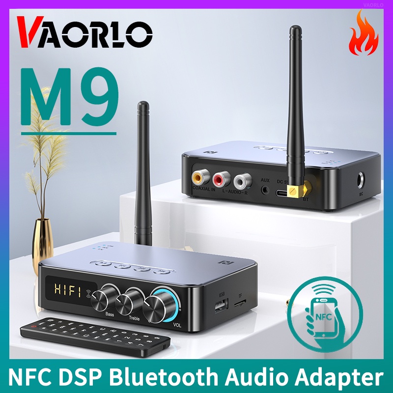 NFC Bluetooth 5.1 Audio Receiver Transmitter Coaxial RCA Wireless Bass ...