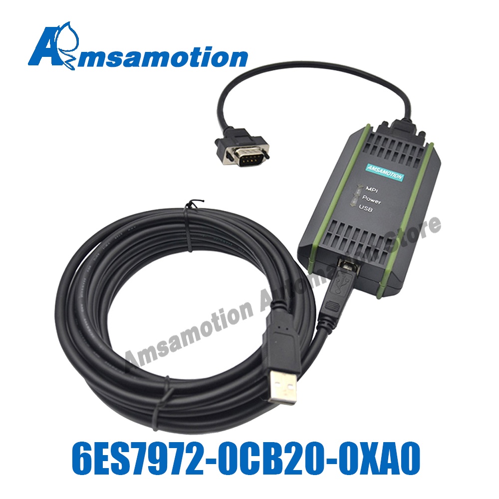 PLC Programming Cable 6ES7972-0CB20-0XA0 For Siemens S7-200/300/400 USB ...