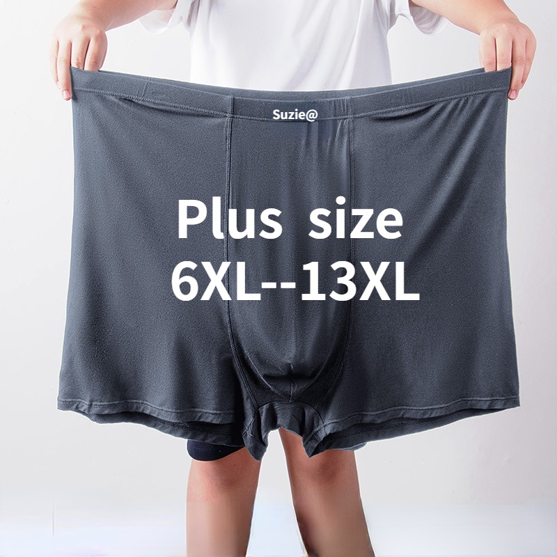 Boxer Plus size For Men's 6XL-13XL 9XL 10XL 11XL 12XL 13XL underpanty oversized trunks boxer ...