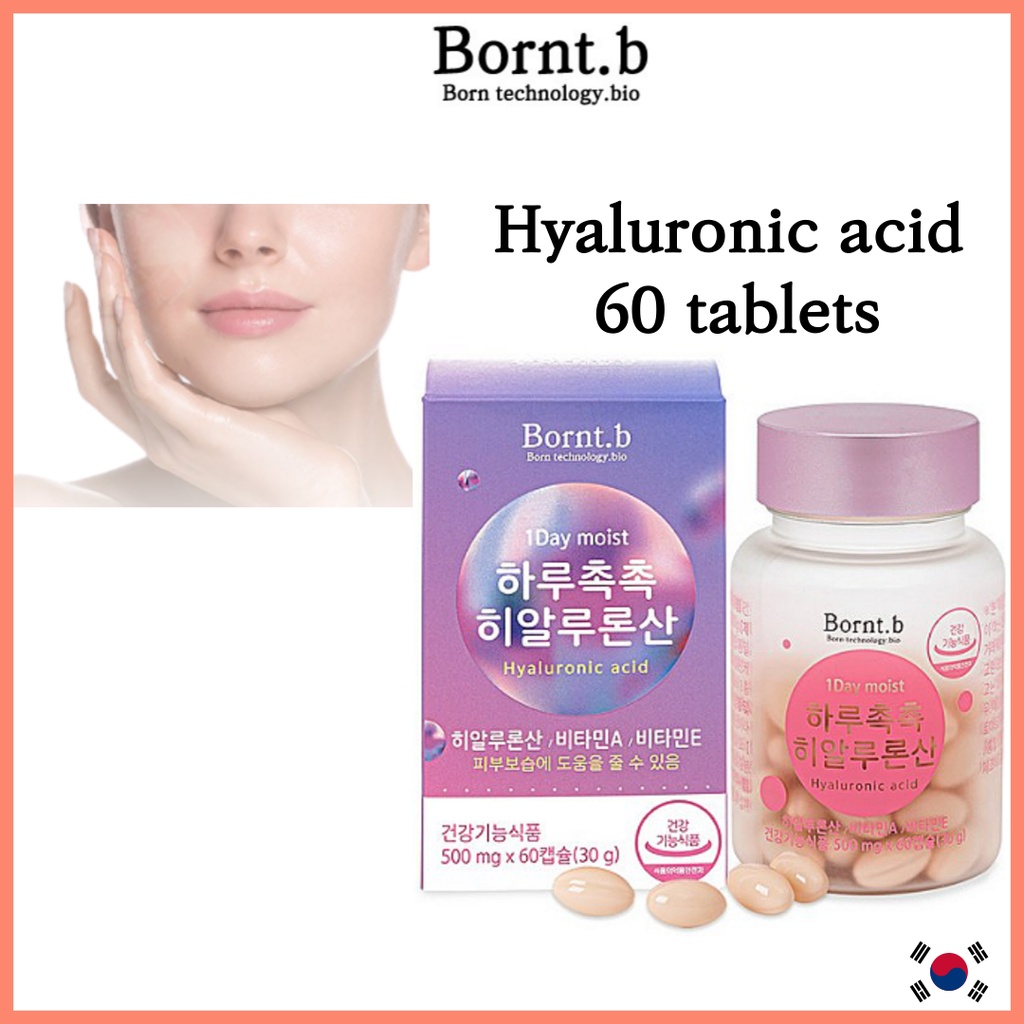 1 Day Moist Hyaluronic Acid 60 tablets Vitamin Hyaluronic Acid ...