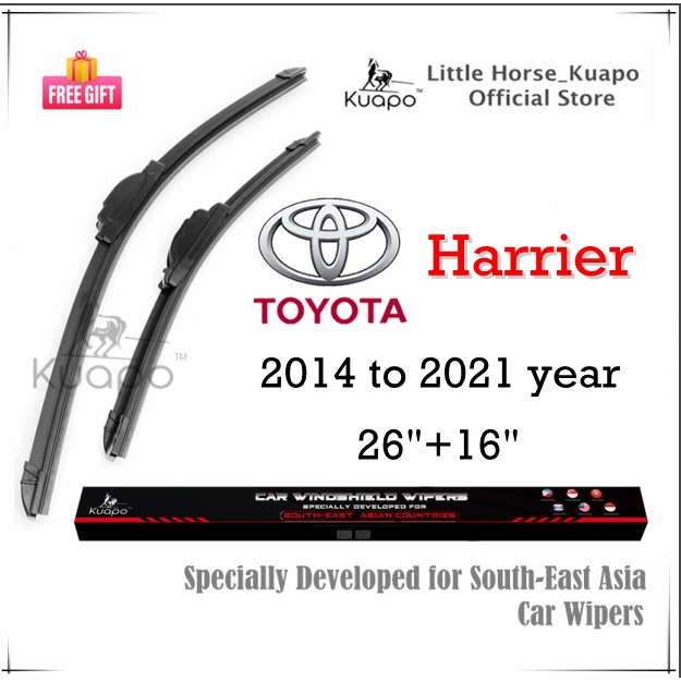 (Kuapo Quality) Toyota Harrier Wiper Blade for 2014 to 2022 model ...