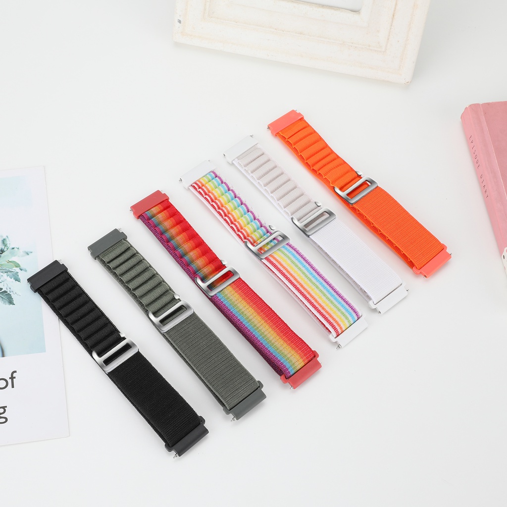 18mm Alpine Strap Watch Nylon Loop Width Replacement Band with Metal ...