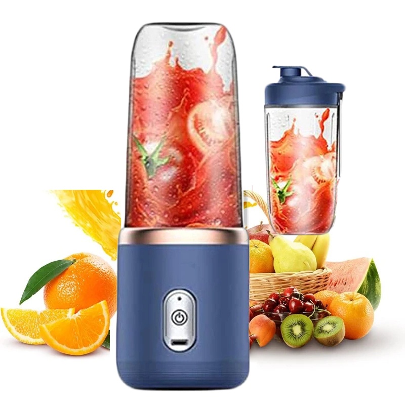 6 Blades Portable Juicer Cup Fruit Juice Cup Automatic USB Smoothie ...