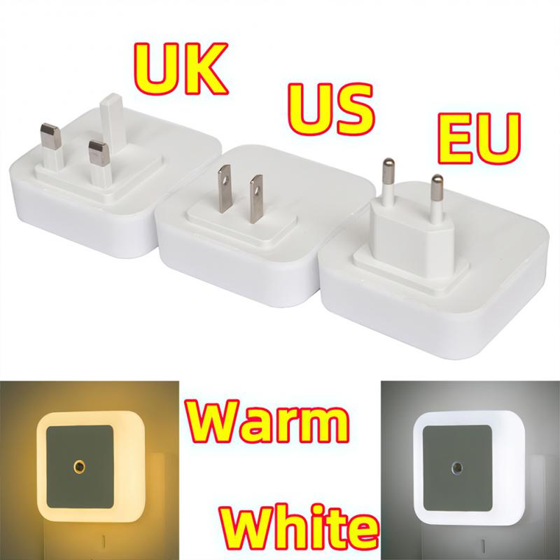 1PC Mini LED Night Light EU/US/UK Plug In Night Light Dusk To Dawn ...