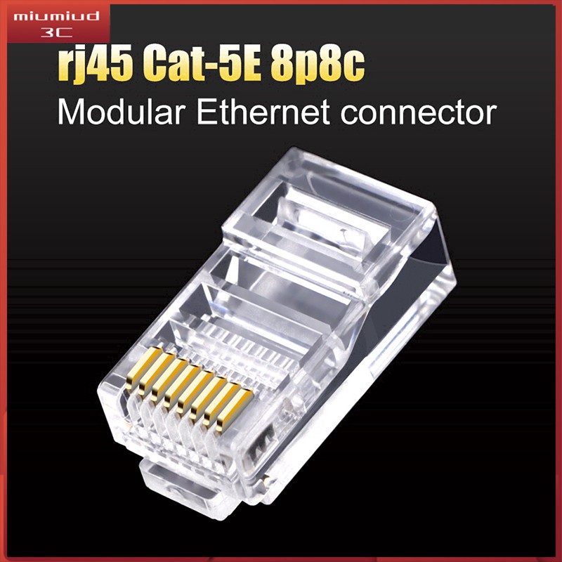 CAT5 RJ45 Ethernet Adapter Gold Plated Network Connector Module ...