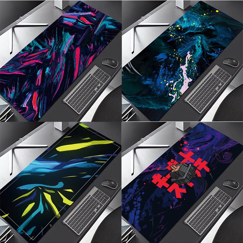 Liquid Mouse Pad Large Anti-Slip Mousepad Laptop Game PC Desk Carpet ...