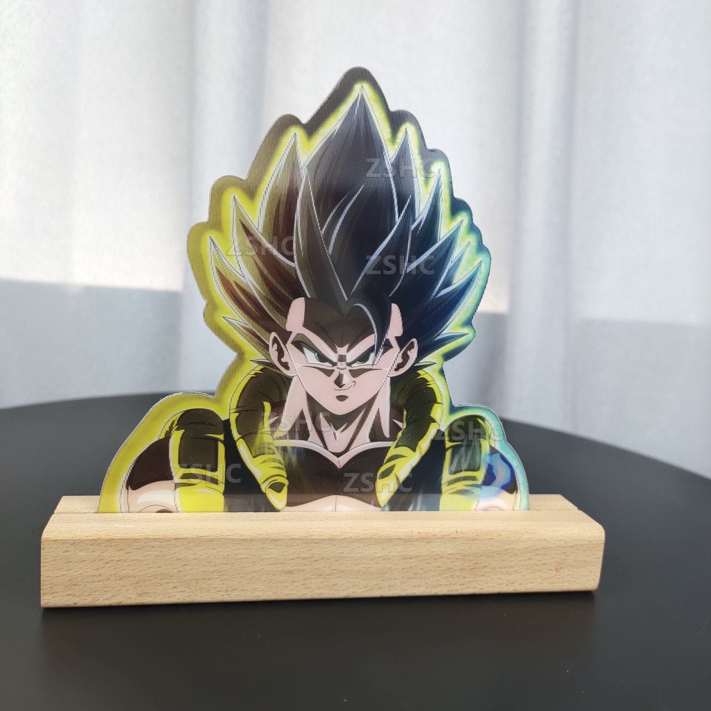 Dragon Ball Z Gogeta 3D Motion Sticker Waterproof Anime Car Sticker ...