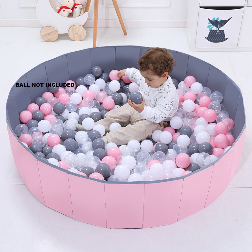 Foldable Baby Kids Playpen Kids Ball Pit Folding Portable Ball Pool ...
