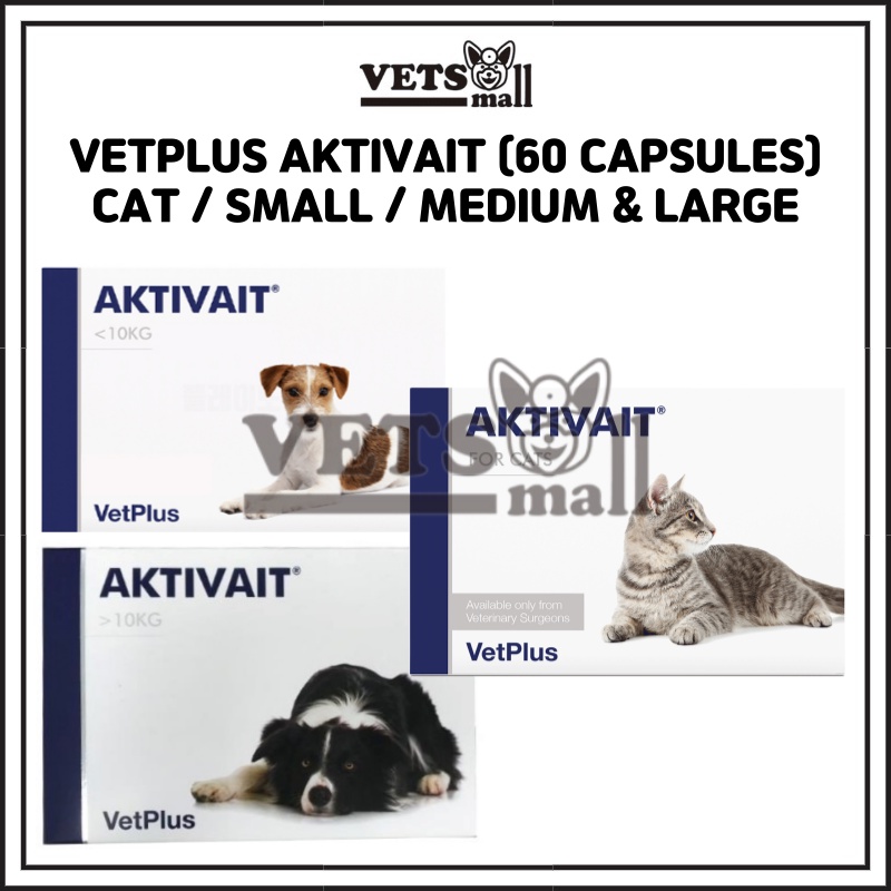 [VetPlus] AKTIVAIT for Small & M,L Dogs and Cats / Breed for Dogs 60 ...