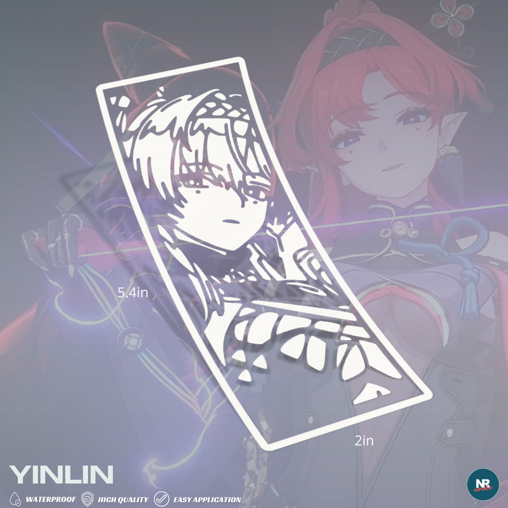 Yinlin Wuwa Wuthering Waves Vinyl Decal Gaming Sticker | Shopee Singapore