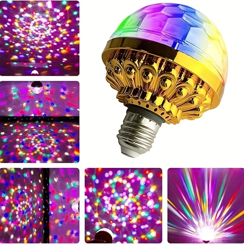RGB Disco Stage Rotating Light Magic Crystal Ball Lamp LED KTV Bar ...