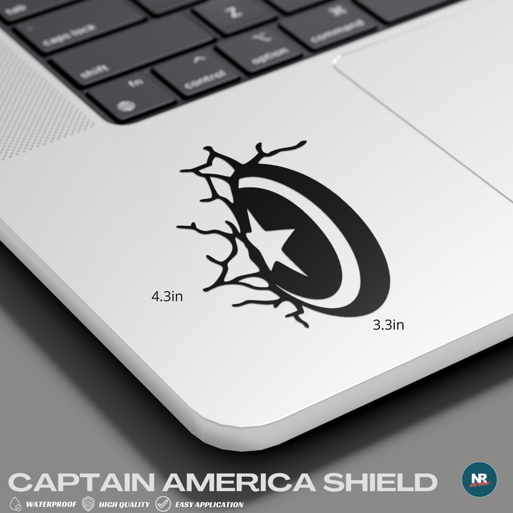 Captain America Shield Marvel Vinyl Decal MCU Sticker | Shopee Singapore