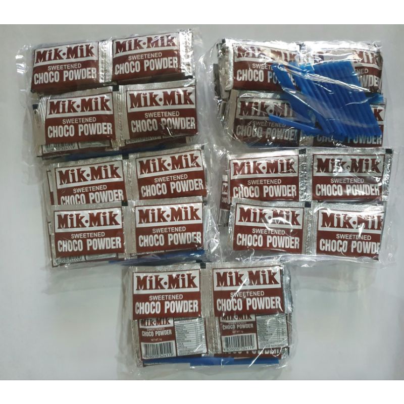 5 Pack Mik-Mik Sweetened Choco Powder (Mikmik) | Shopee Singapore