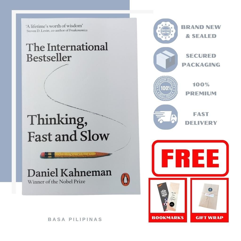 Premium: Thinking Fast & Slow - Daniel Kahneman | Basa Pilipinas | Shopee Singapore