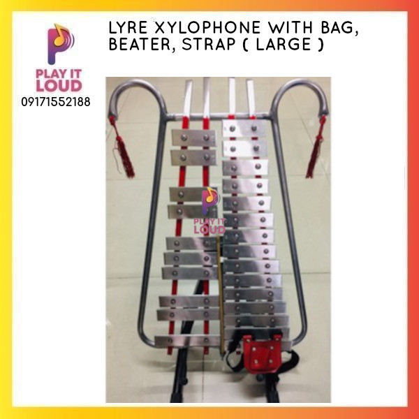 LYRE XYLOPHONE WITH BAG, BEATER, STRAP ( LARGE ) | Shopee Singapore
