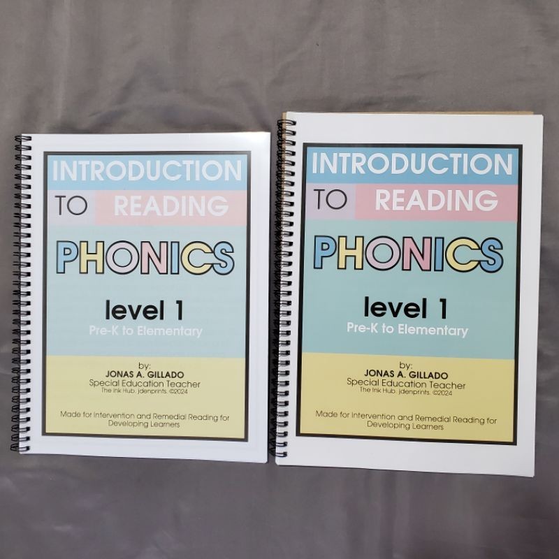 42 Pages| Introduction to Reading-Phonics | Level 1 PreK-Grade 6 ...