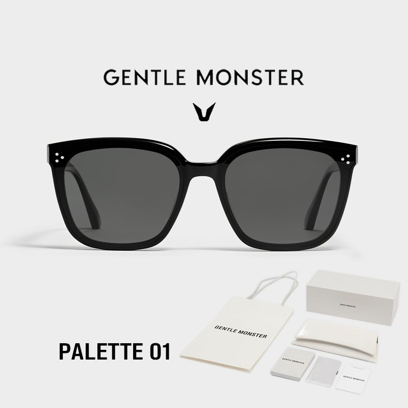 GENTLE MONSTER PALETTE 01 KOREAN SUNGLASSES UNISEX COMPLETE BOX, PAPER ...