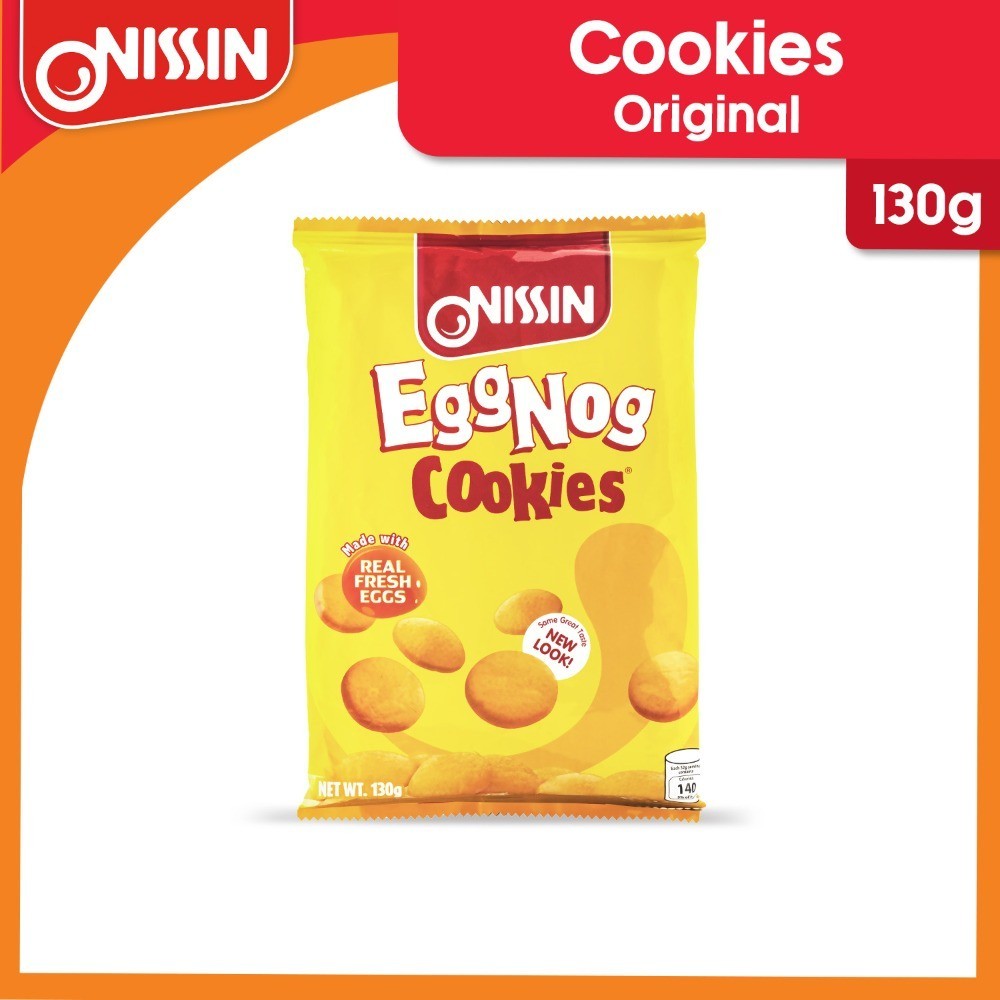 Nissin Eggnog Cookies Family Pack 130g Biscuit | Shopee Singapore