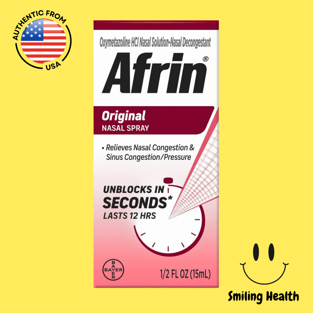 Afrin Nasal Spray (15 ml) | Shopee Singapore