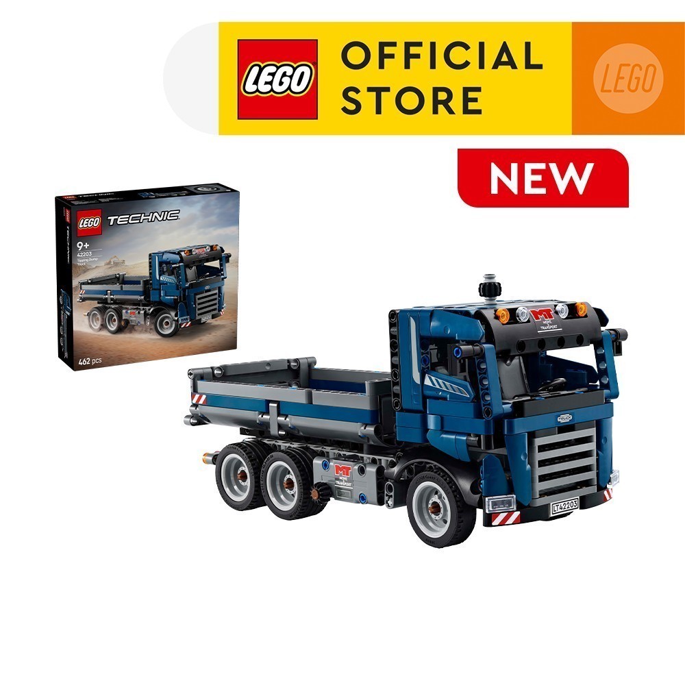 LEGO Technic 42203 Tipping Dump Truck, Age 9+, Building Blocks, 2025 ...