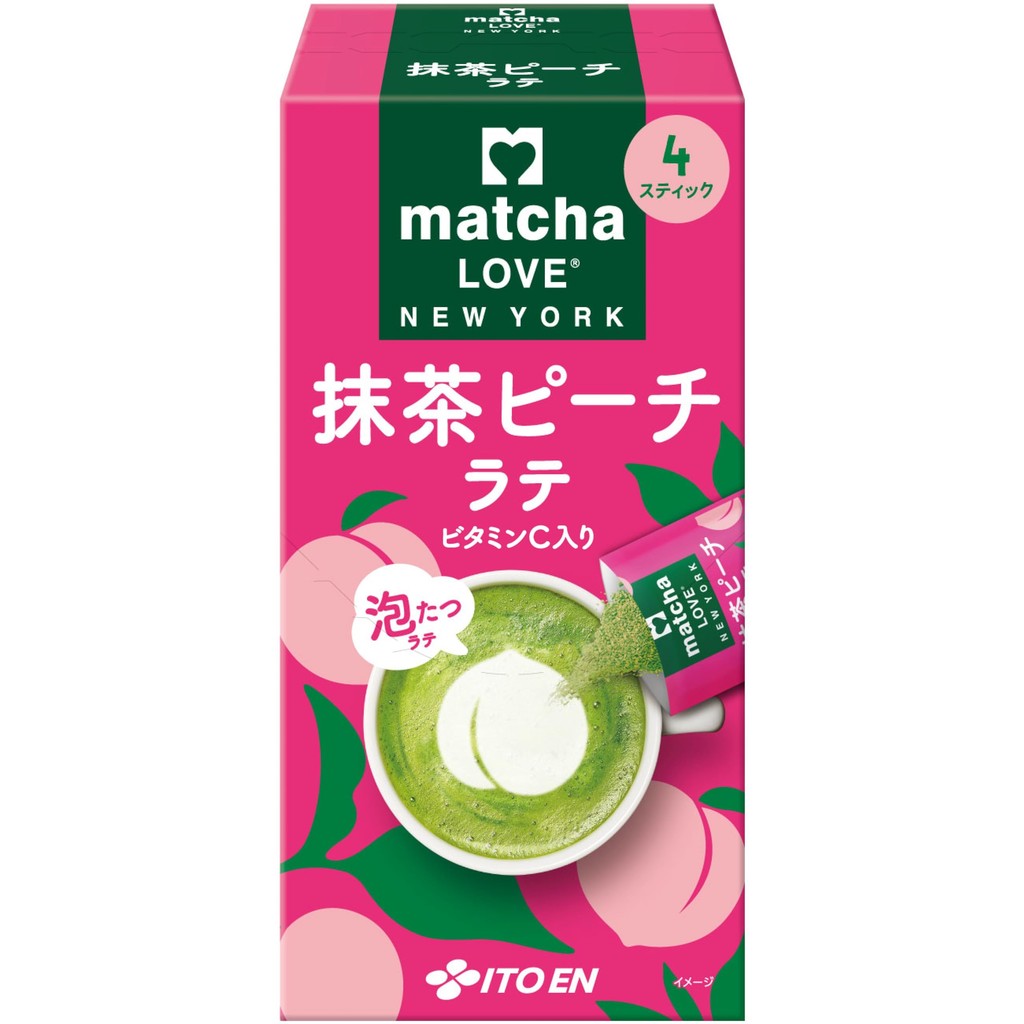 【Direct From Japan】Itoen Matcha Peach Latte Stick 18g x 4 Instant ...