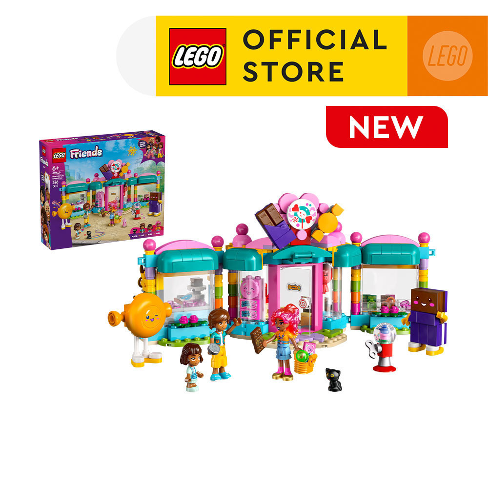 LEGO Friends 42649 Heartlake City Candy Store, Age 6+, Building Blocks ...