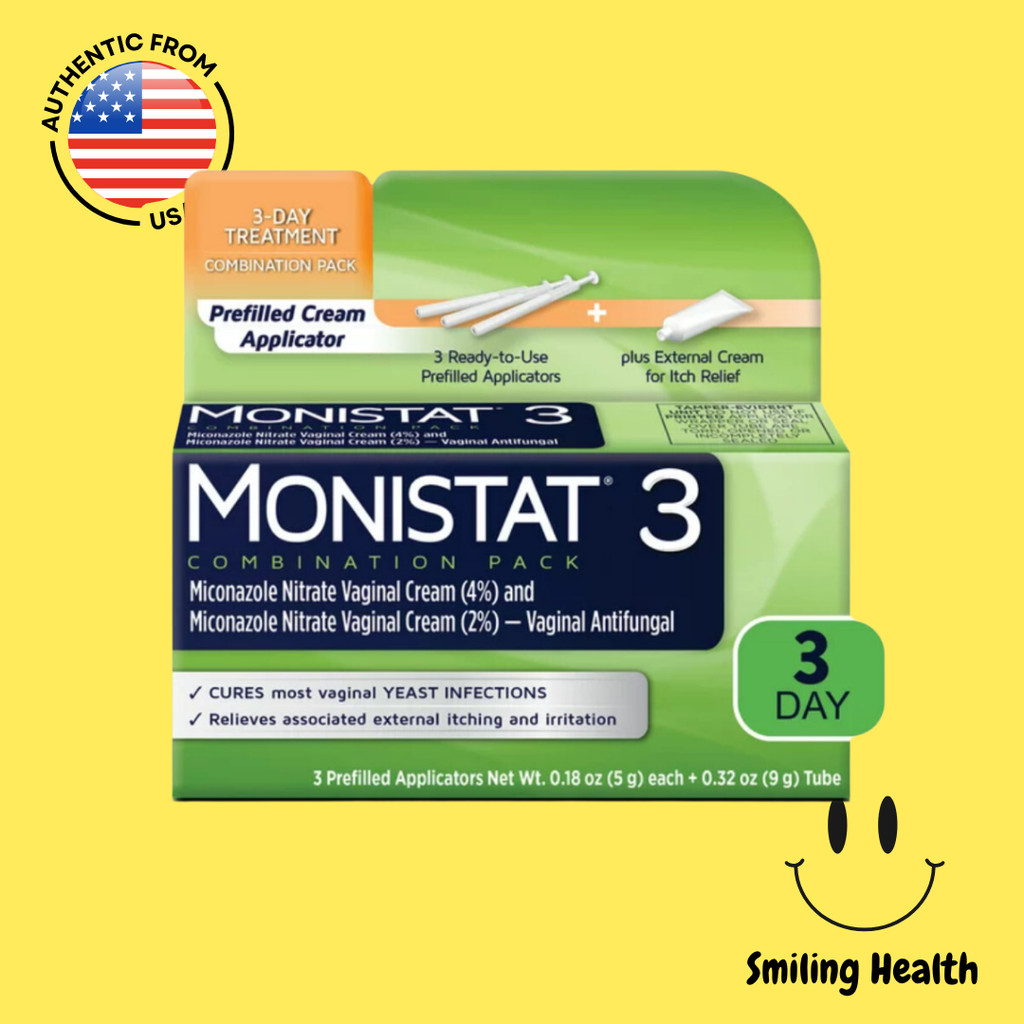 Monistat 3 Day Treatment, Cream + Applicators (5g) | Shopee Singapore