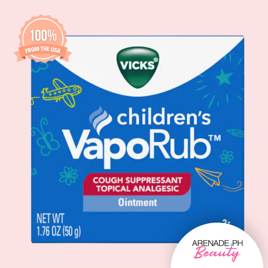 Vicks Children's VapoRub, Chest Rub Ointment 1.76 OZ (50 g) | Shopee ...