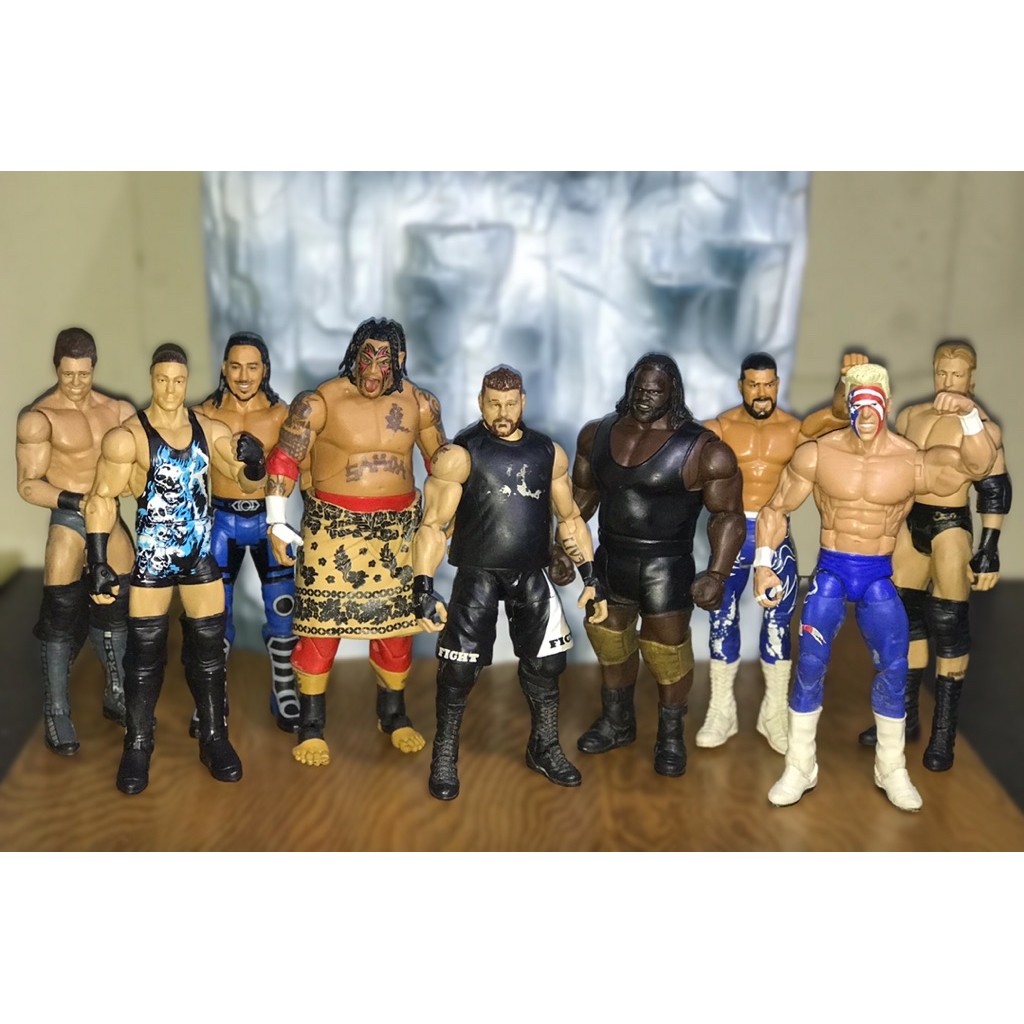 WWE Basic Elite Mattel Batch 6 - Sting, Umaga, Rob Van Dam, Kevin Owens ...