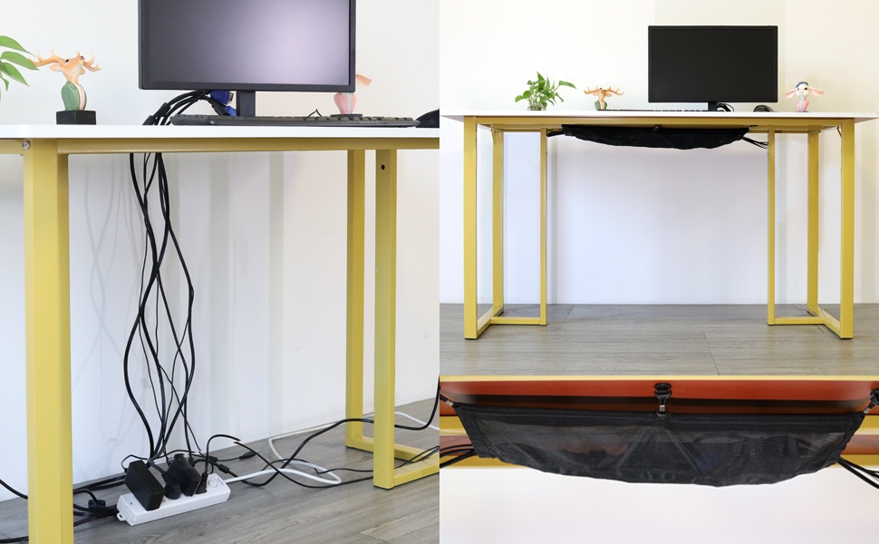 Cable Management net - Under Desk Wire Management - Flexible Under Desk ...
