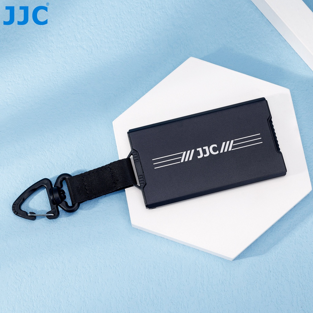 JJC Ultra-thin Metal Memory Card Case for Storing 18 Pcs SD Micro SD ...