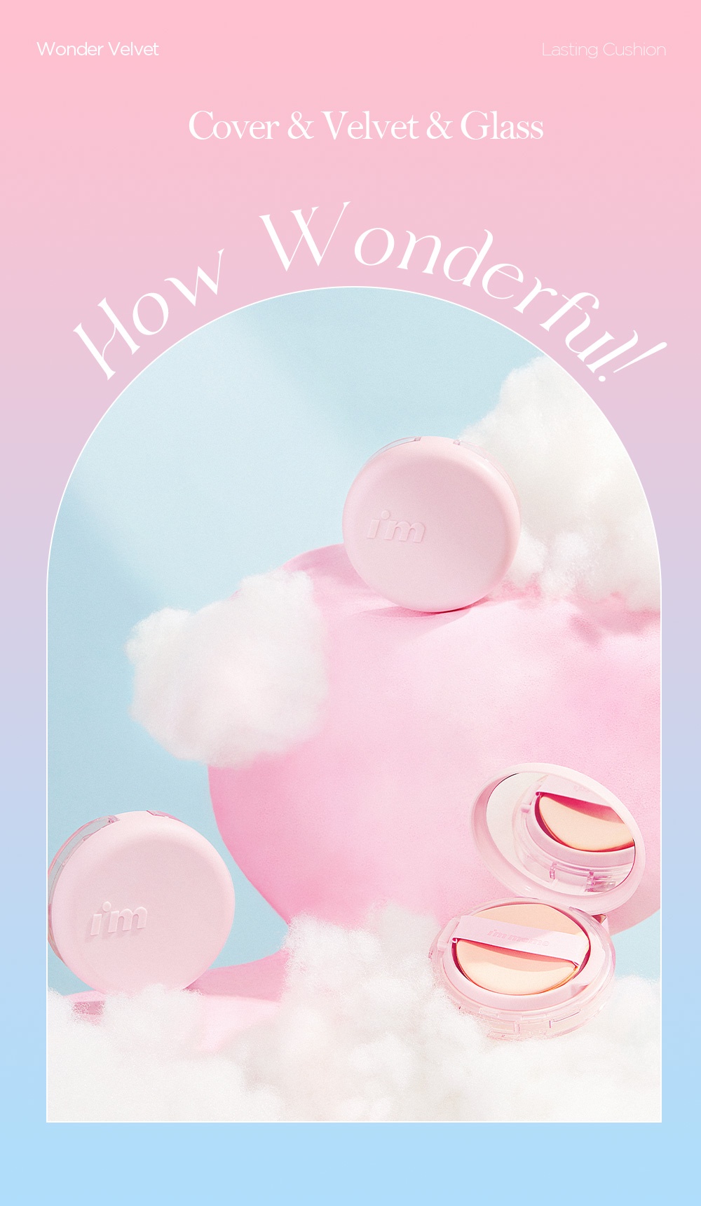 [I'M MEME Official] I'M Wonder Cushion (Cover, Glass, Velvet) | Shopee ...