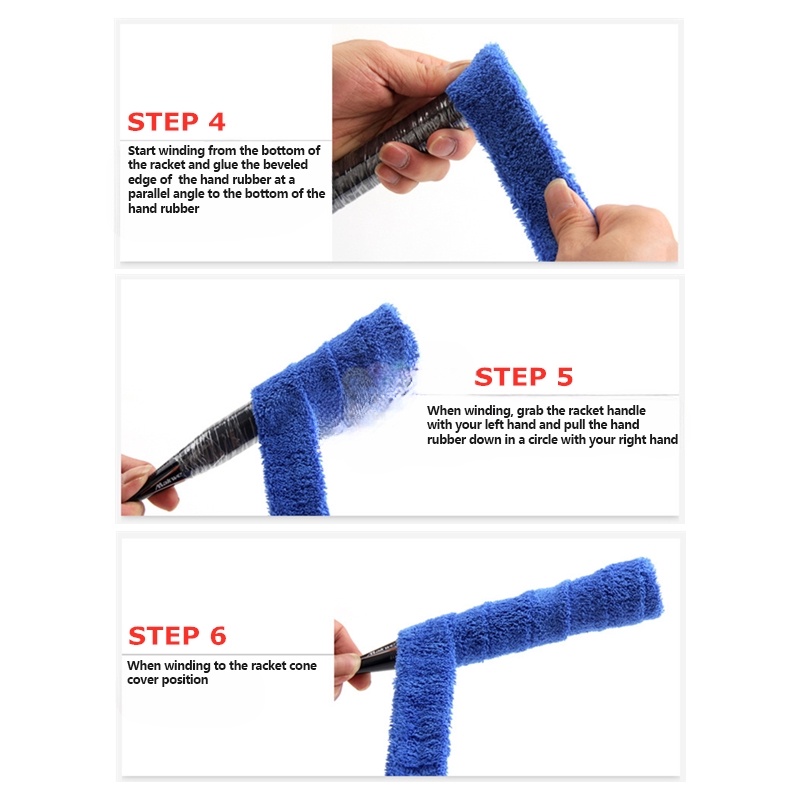 Anti-slip Towel Grip Badminton Racket Sweatband Overgrip For Fishing ...