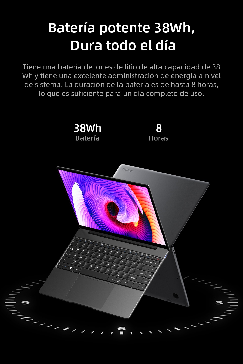 CHUWI GemiBook XPro Laptop Intel N100 14 inch Screen 8GB RAM 256GB SSD ...