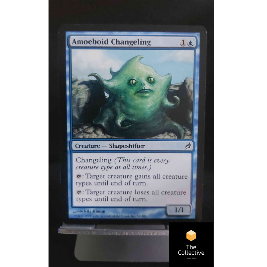 Magic the Gathering - MTG Card Game - Amoeboid Changeling - LRW - [BLUE ...