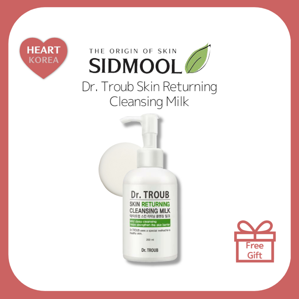 Sidmool Dr. Troub Skin Returning Cleansing Milk 200ml (soft low ...