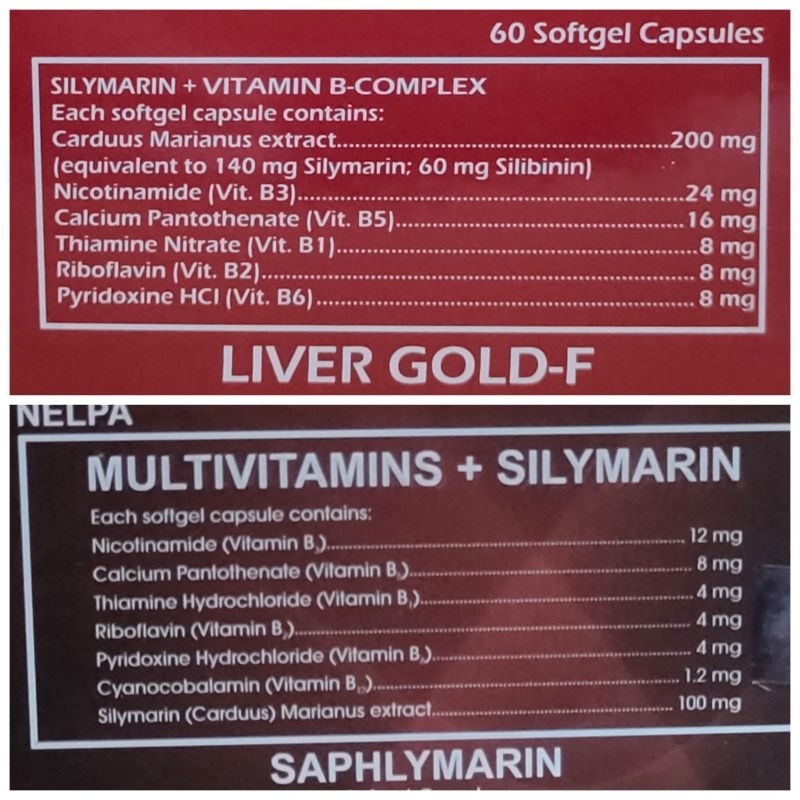 Saphlymarin / LIVER GOLD - F Silymarin Vitamins 60 Softgel Capsules ...