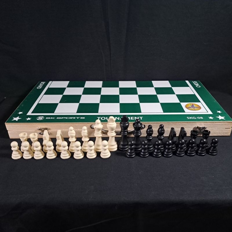 SUPER-K Wooden Tournament Chess Board Set (SKG-08) | Mind Sport ...