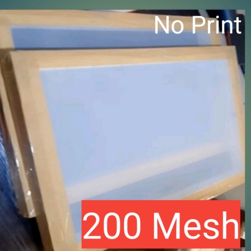 Silkscreen 200 Mesh Wooden Frame / No Print / | Shopee Singapore