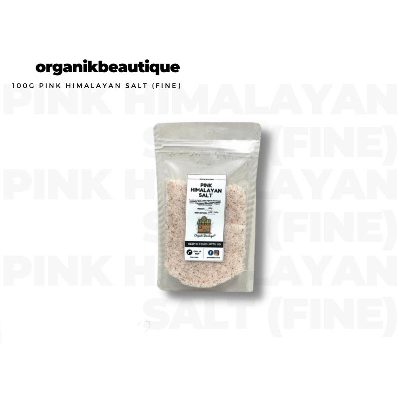 100 grams Pink Himalayan Salt (Fine) | Shopee Singapore