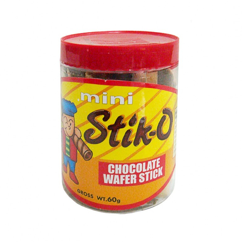 Stik-o Mini Wafer Sticks Chocolate 60g | Shopee Singapore