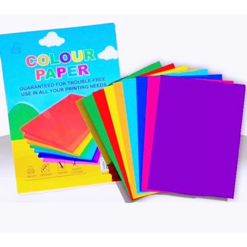 PENNY A4 color paper 100 sheets (210*297mm) assorted color art paper ...