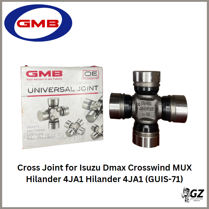 GMB Universal Cross Joint for Isuzu Dmax Crosswind MUX Hilander 4JA1 ...