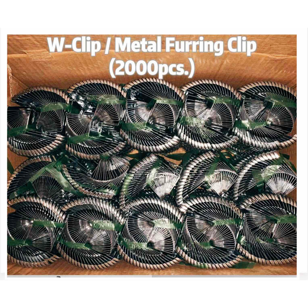 W-clip per BOX (2000pcs) W-clip Double furring clip W-clip Metal ...