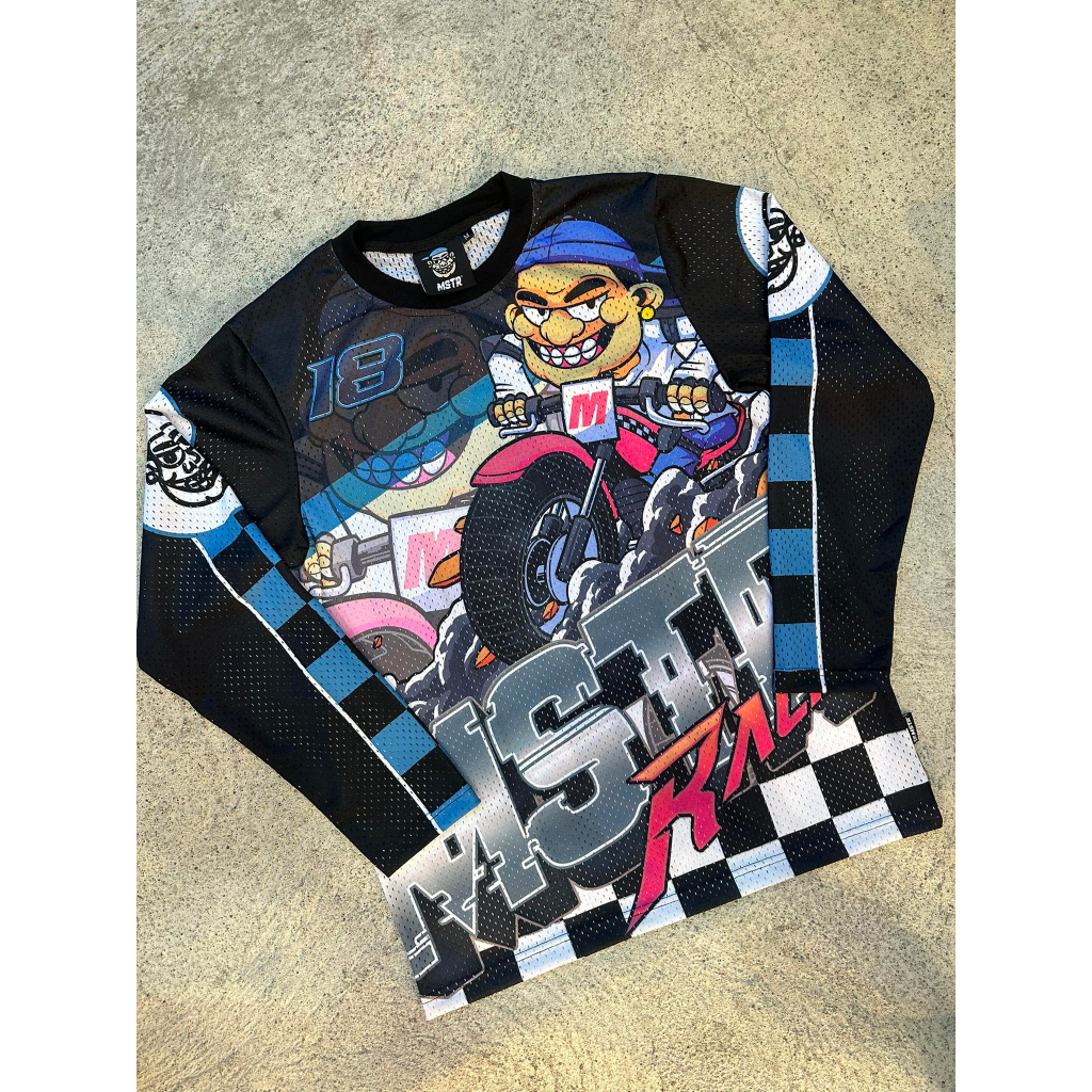 MSTR CO. - RACING COLLECTIONS "RACING" Men Riding Jersey Longsleeves ...