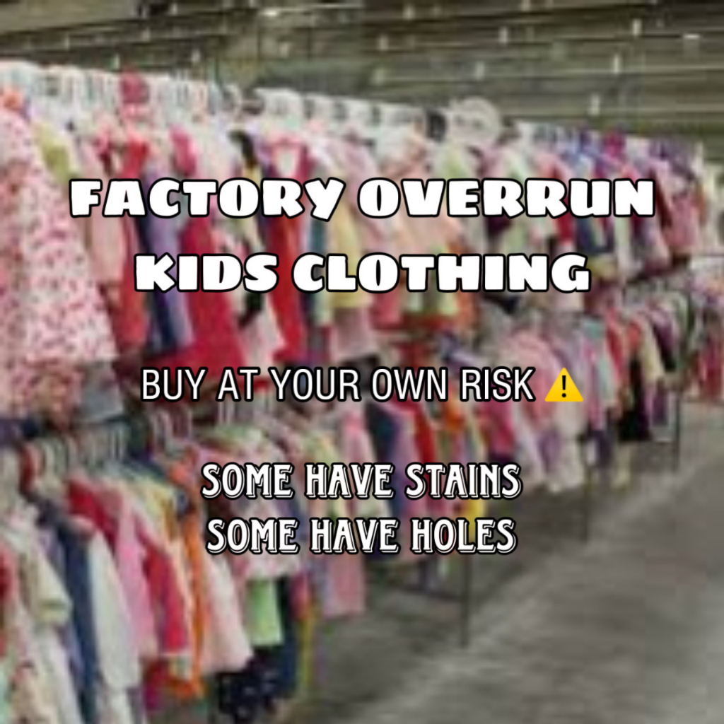 ASSORTED Bargain Kids Clothing Factory Overrun Clothes Per Piece ...