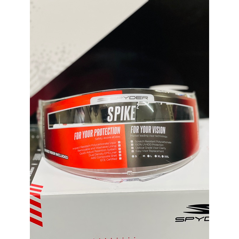SPYDER SPIKE 2.0 VISOR (Clear/ Smoke/ Iridium/Flash) | Shopee Singapore