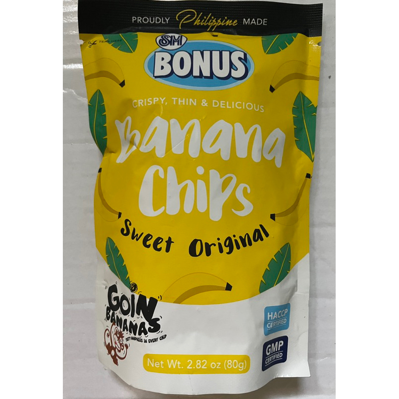SM Bonus Banana Chips Sweet sold per piece | Shopee Singapore