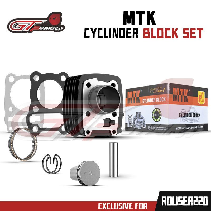 MTK Cylinder Block Set ROUSER220 STD Φ67MM | Shopee Singapore